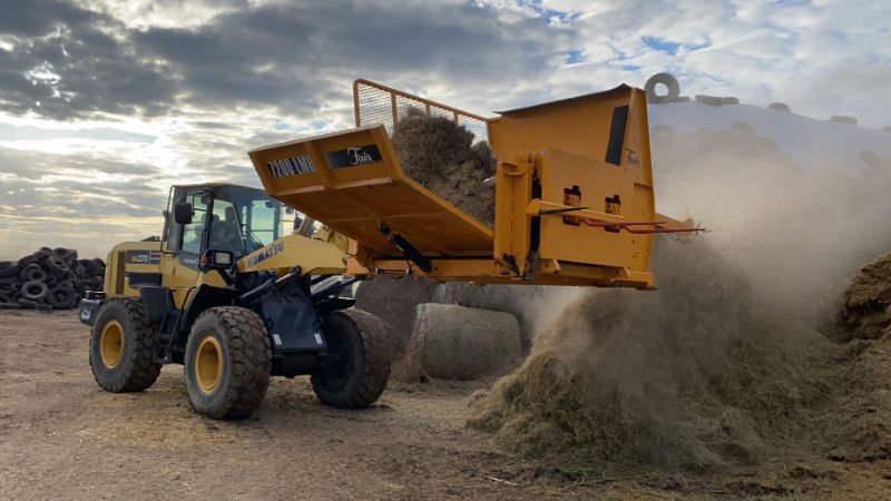 7200-LMH Round Bale Processor for Sale - Fair Manufacturing