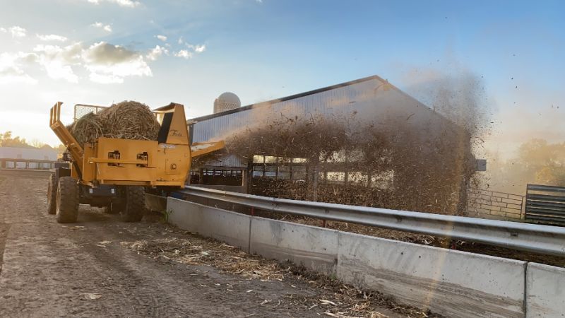 7200-LMH Round Bale Processor for Sale - Fair Manufacturing