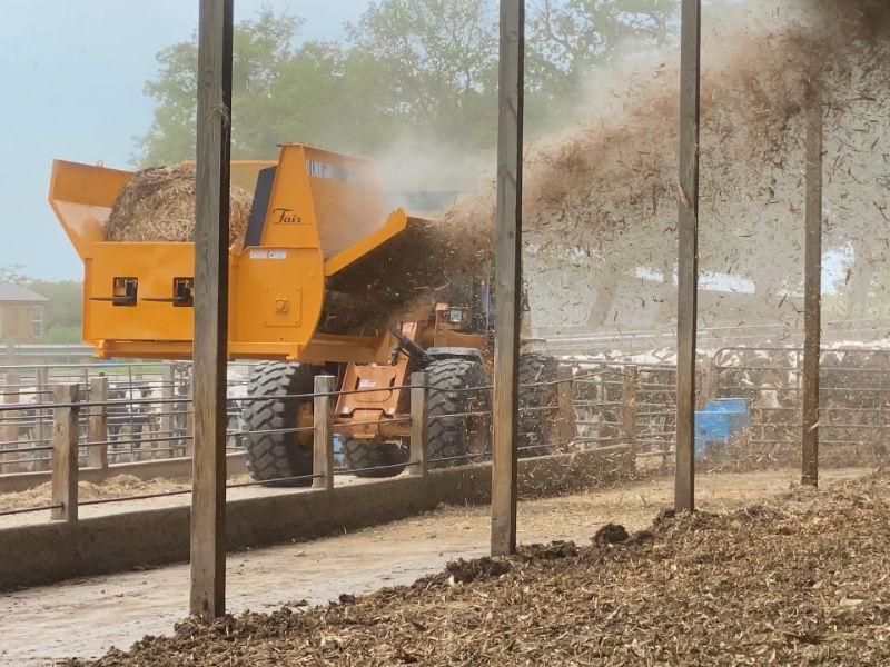 7200-LMH Round Bale Processor for Sale - Fair Manufacturing