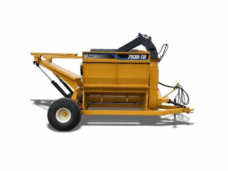 7830-TD Round Bale Processor & Straw Blower | Fair Manufacturing