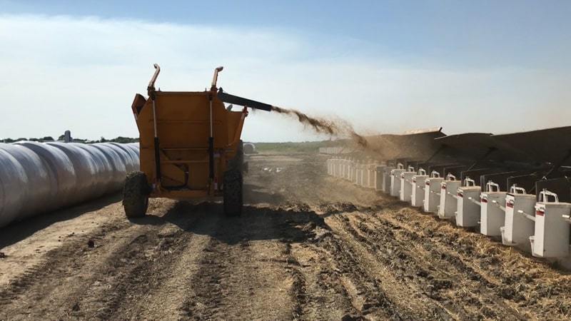 7830-TD Round Bale Processor & Straw Blower | Fair Manufacturing