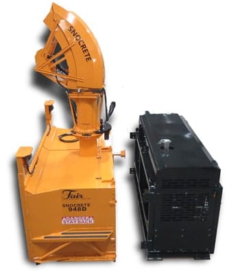 Snocrete® 842D Loader Mount Snowblowers - Fair Manufacturing