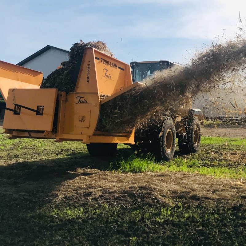 7200-LMH Round Bale Processor for Sale - Fair Manufacturing