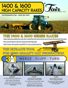 High Capacity Hay Rakes - Fair Manufacturing
